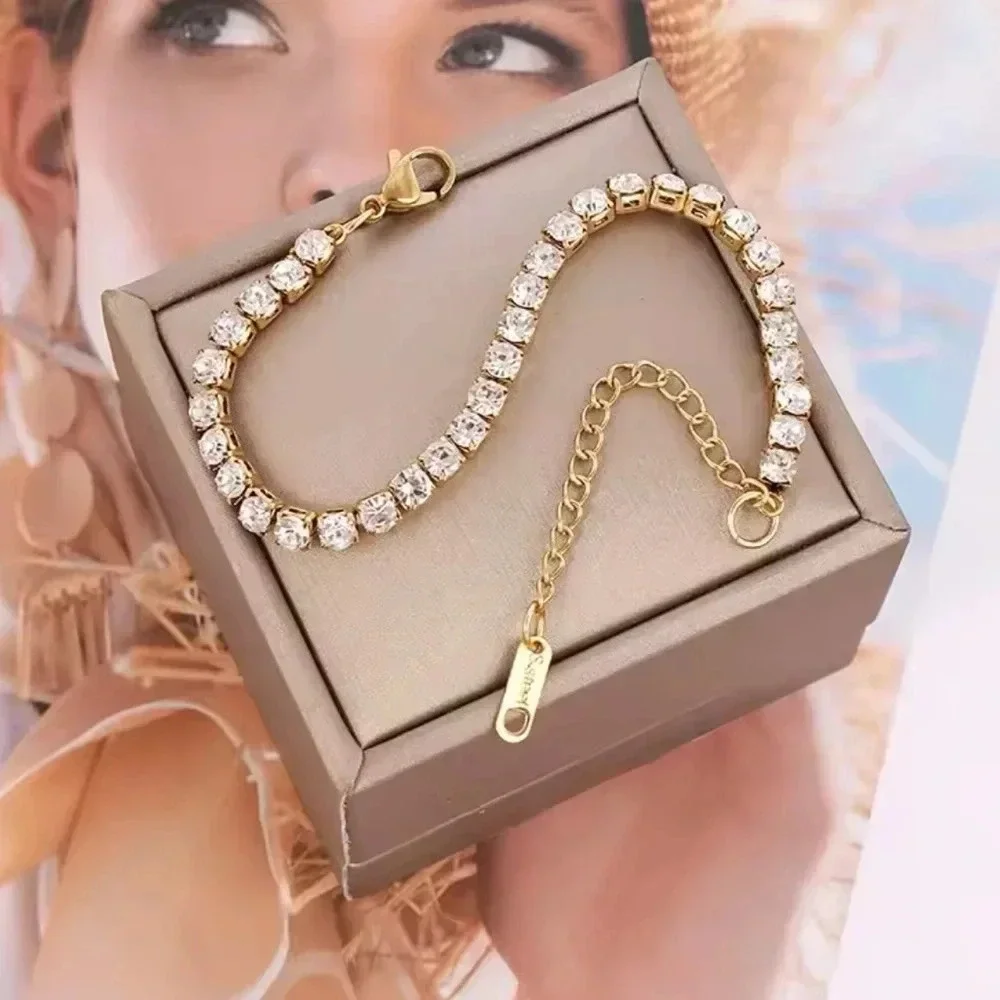 Anthropologie | Jewelry | Classic 8k Gold Stainless Steel Waterproof ...